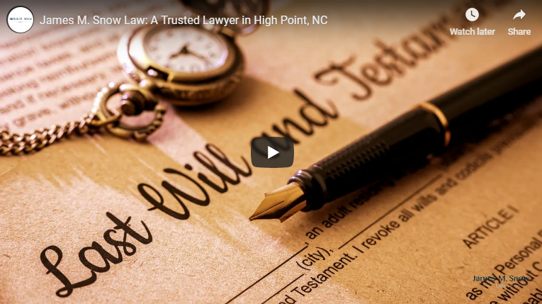 James M. Snow Law: An Experienced Lawyer You Can Trust in High Point ...